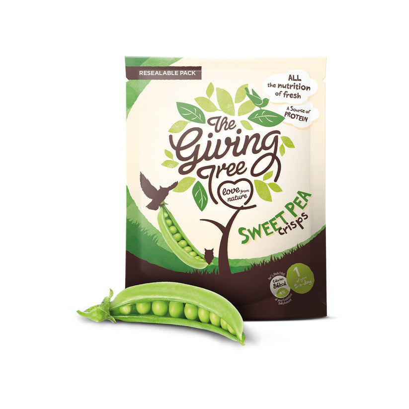 Giving Tree Vacuum Fried Sweet Pea Crisps – Giving Tree Snacks